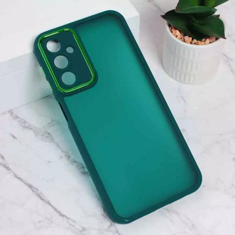 Maska Shining Camera za Samsung Galaxy A24 4G tamno zelena
