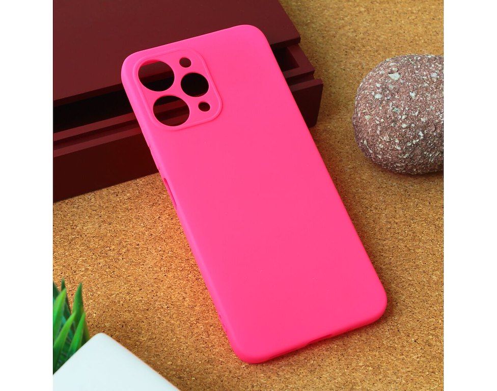 Silikonska futrola Teracell Giulietta - Xiaomi Redmi 12 mat pink