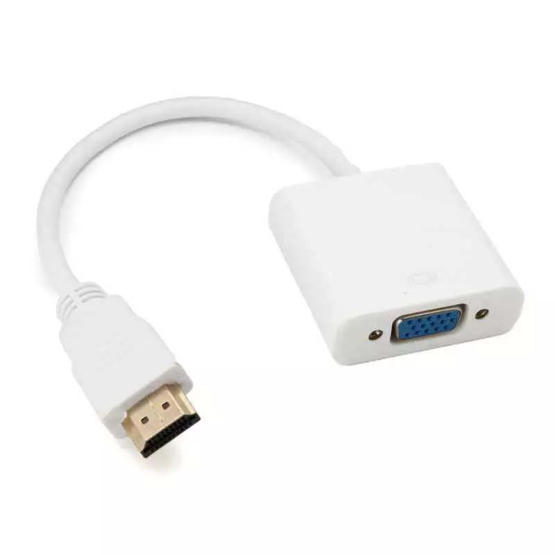 Adapter HDMI M na VGA Z beli JWD-HDMI7