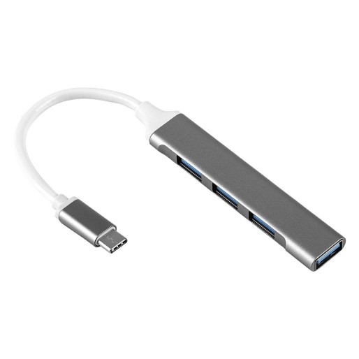 PIVOT, USB RAZDELNIK SA 4 USB ULAZA, TAMNO SIVI