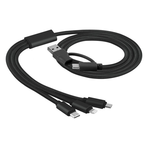 FLET 6IN1, USB KABL ZA PUNJENJE 6 U 1, CRNI