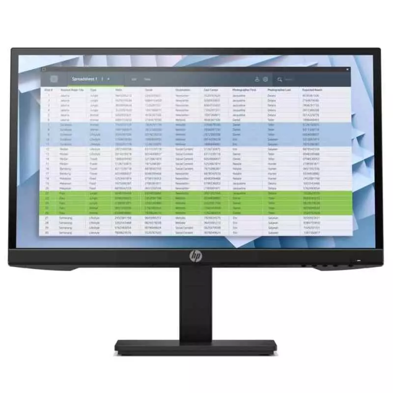 Monitor HP 21.5 inča,P22 G4,IPS,1920×1080 FHD,D-Sub,DP,HDMI crni