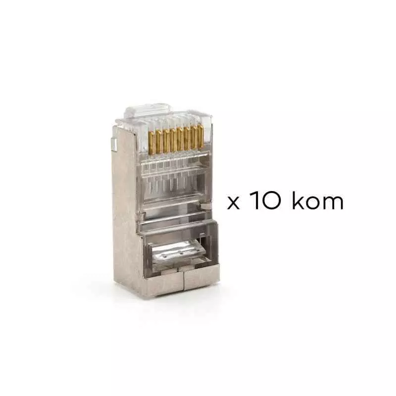 Konektor RJ45 metalni CAT5 JWD-AD79 10 kom