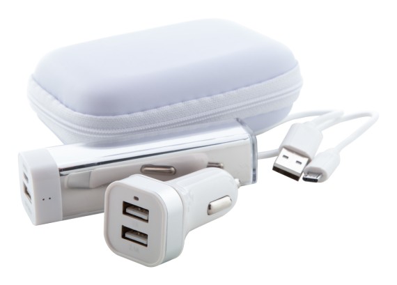 NACORAP, USB PUNJAČ I POMOĆNA BATERIJA-POWER BANK SET