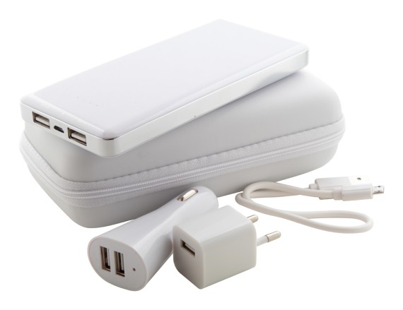 ATAZZI USB PUNJAČ I POMOĆNA BATERIJA-POWER BANK SET