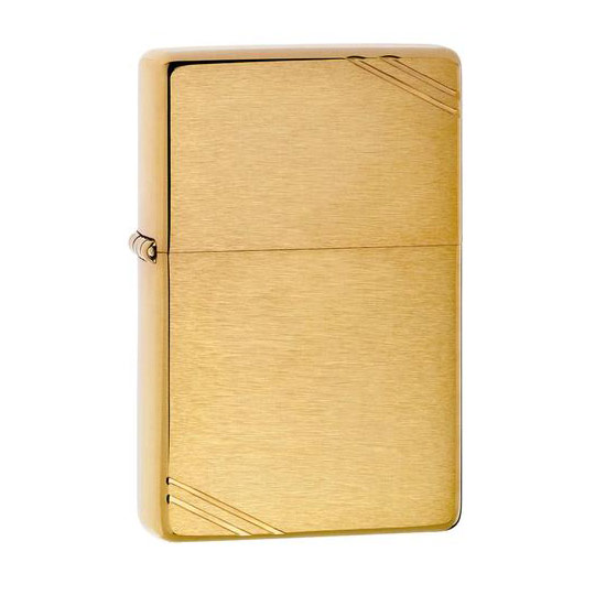 Upaljač Zippo 240 Gold Brushed Brass Vintage with Slashes