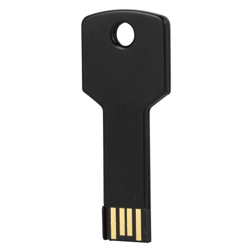 ALU KEY, USB FLASH MEMORIJA U METALNOM KUCIŠTU, CRNI, 4GB