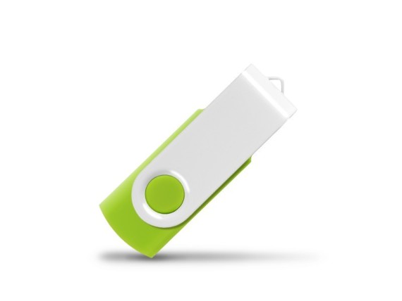 SMART WHITE, USB FLASH MEMORY, 4GB, LIGHT GREEN