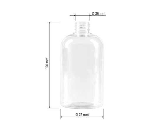 PET 500, PET BOCA, 500 ML, TRANSPARENTNA