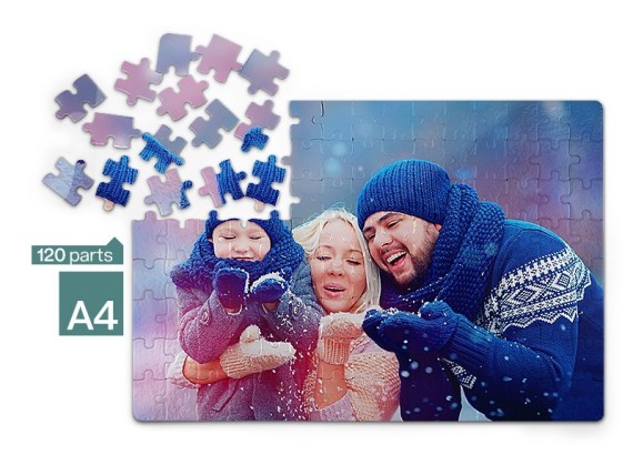 PUZZLE A4, SUBLIMACIONA PUZLE, WHITE