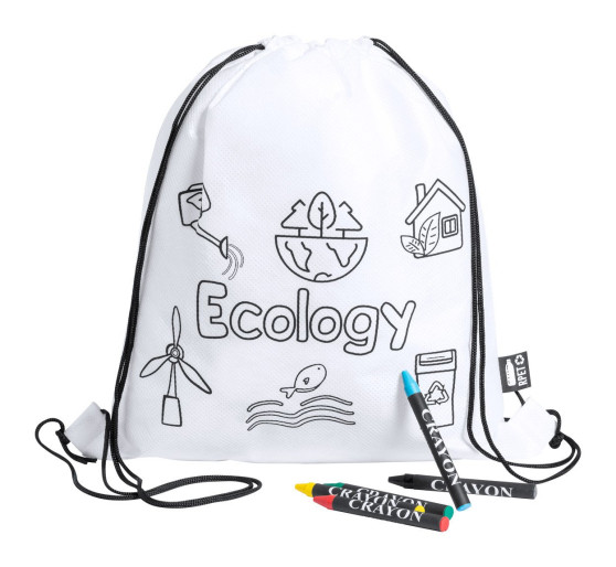 BALARD RPET COLOURING DRAWSTRING BAG