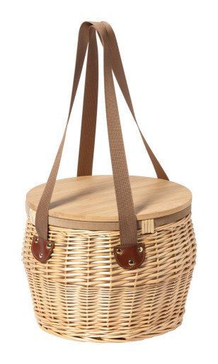 BUBU WICKER PICNIC BASKET