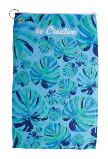 BIRDIE SUBLIMATION GOLF TOWEL