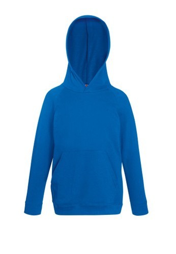 FRUIT OF THE LOOM, KIDS LIGHTWEIGHT HOODED SWEAT, DEČIJA DUKSERICA SA KAPULJAČOM, ROYAL PLAVA, 12-13