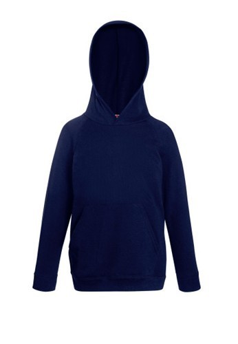 FRUIT OF THE LOOM, KIDS LIGHTWEIGHT HOODED SWEAT, DEČIJA DUKSERICA SA KAPULJAČOM, TAMNO TEGET, 9-11