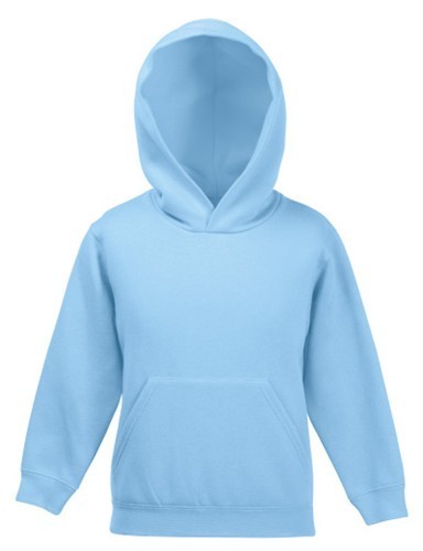 FRUIT OF THE LOOM, KIDS PREMIUM HOODED SWEAT, DUKS SA KAPULJAČOM ZA DECU, NEBESKO PLAVA, 12-13