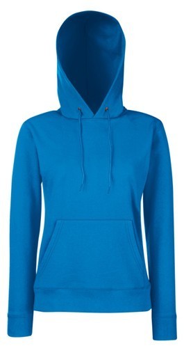 FRUIT OF THE LOOM, LADIES CLASSIC HOODED SWEAT, DUKS SA KAPULJAČOM ZA ŽENE, ROYAL PLAVA, XS