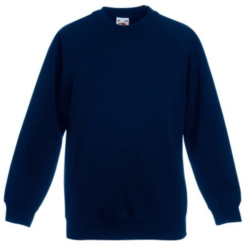 FRUIT OF THE LOOM, KIDS CLASSIC RAGLAN SWEAT, DUKS ZA DECU, TAMNO TEGET, 14-15