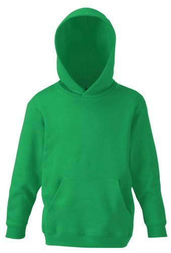 FRUIT OF THE LOOM, KIDS CLASSIC HOODED SWEAT, DUKS ZA DECU SA KAPULJAČOM, KELLY ZELENA, 7-8