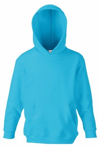 FRUIT OF THE LOOM, KIDS CLASSIC HOODED SWEAT, DUKS ZA DECU SA KAPULJAČOM, AZURNA PLAVA, 14-15