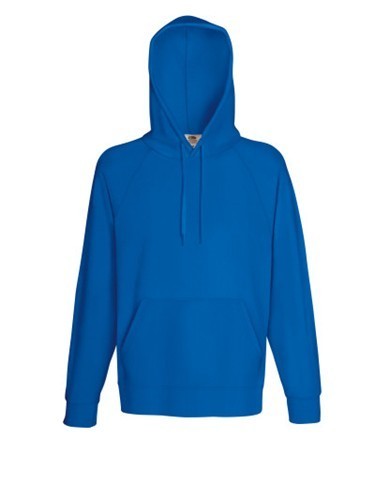 FRUIT OF THE LOOM, LIGHTWEIGHT HOODED SWEAT, MUŠKI DUKS SA KAPULJAČOM, ROYAL PLAVA , S