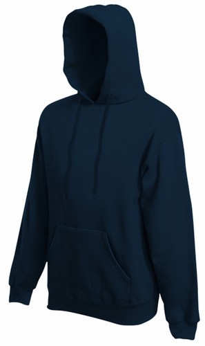 FRUIT OF THE LOOM, PREMIUM HOODED SWEAT, MUŠKI DUKS SA KAPULJAČOM, TAMNO TEGET, S