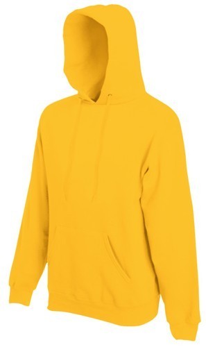 FRUIT OF THE LOOM, CLASSIC HOODED SWEAT, KLASIČNI MUŠKI DUKS SA KAPULJAČOM, SUNCOKRET ŽUTA, M