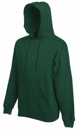 FRUIT OF THE LOOM, CLASSIC HOODED SWEAT, KLASIČNI MUŠKI DUKS SA KAPULJAČOM,ŠUMSKO ZELENA , S