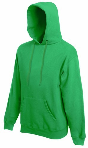 FRUIT OF THE LOOM, CLASSIC HOODED SWEAT, KLASIČNI MUŠKI DUKS SA KAPULJAČOM, KELLY ZELENA, S