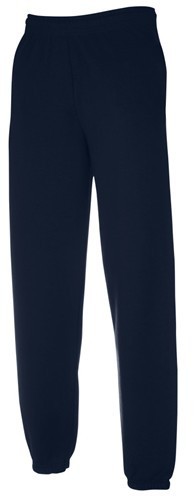 FRUIT OF THE LOOM, CLASSIC ELASTICATED CUFF JOG PANTS, TRENERKA SA RANFLOM NA NOGAVICAMA, TAMNO TEGET, XL