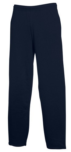 FRUIT OF THE LOOM, CLASSIC OPEN HEM JOG PANTS, RAVNA TRENERKA,TAMNO TEGET , L