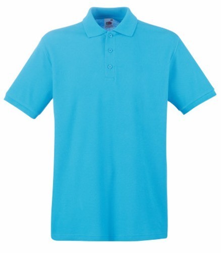 FRUIT OF THE LOOM, PREMIUM POLO, PREMIUM POLO MAJICA ZA MUŠKARCE, AZURNO PLAVA, XL