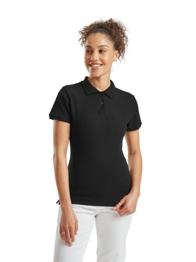 FRUIT OF THE LOOM, LADIES PREMIUM POLO, ŽENSKA PREMIUM POLO MAJICA, CRNA, 2XL