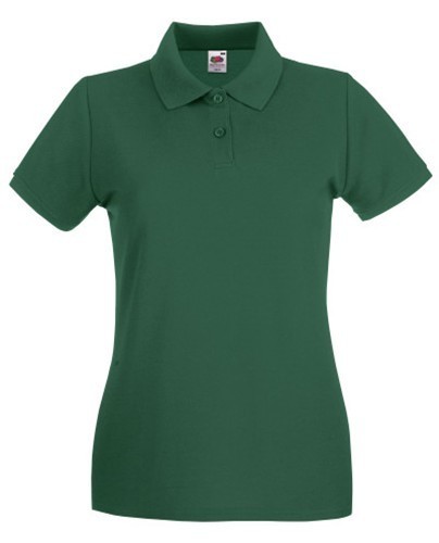 FRUIT OF THE LOOM, LADIES PREMIUM POLO, ŽENSKA PREMIUM POLO MAJICA, TAMNO ZELENA, 2XL