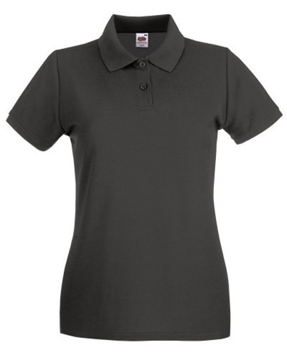 FRUIT OF THE LOOM, LADIES PREMIUM POLO, ŽENSKA PREMIUM POLO MAJICA,SVETLO GRAFIT , M