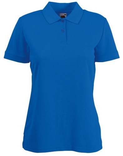 FRUIT OF THE LOOM, 65/35 LADIES POLO, POLO MAJICA ZA ŽENE,ROYAL PLAVA , XS