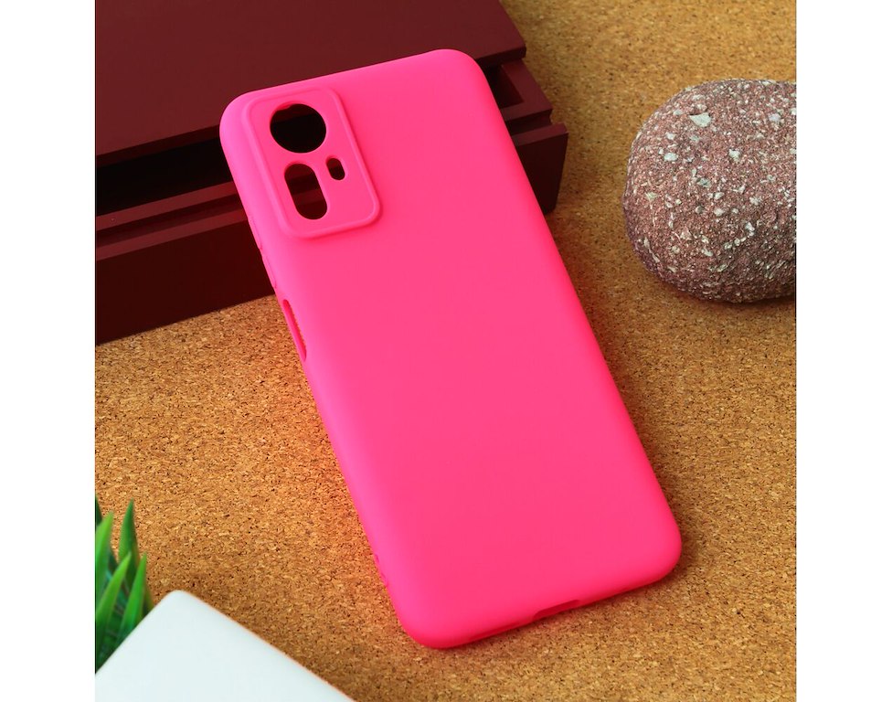 Silikonska futrola Teracell Giulietta - Xiaomi Redmi Note 12S (EU) mat pink
