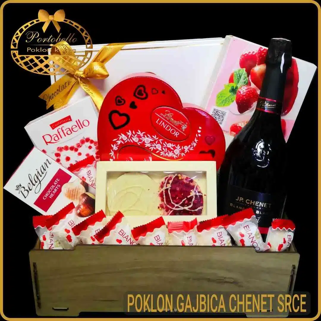 Poklon gajbica Chenet Srce