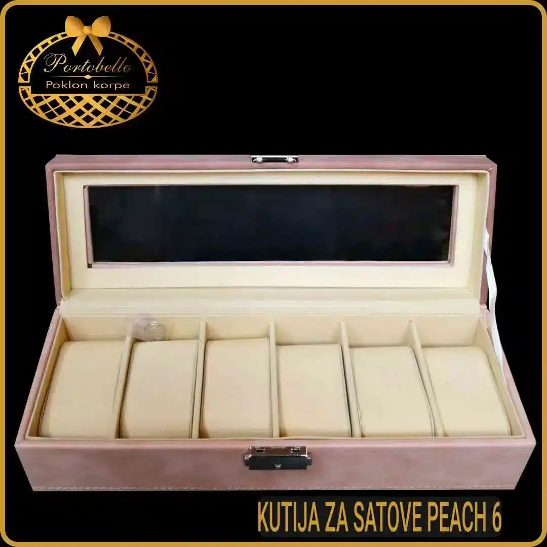 Kutija za satove Peach 6