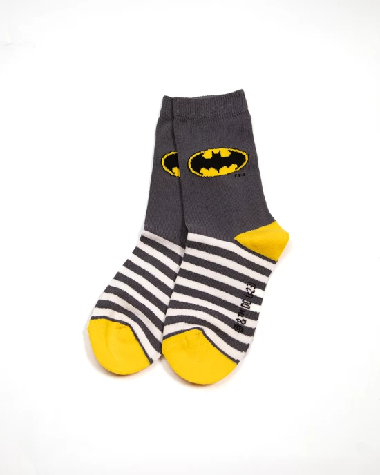 Warner Bros dečje klasičnе čarapе Batman Ylw Logo
