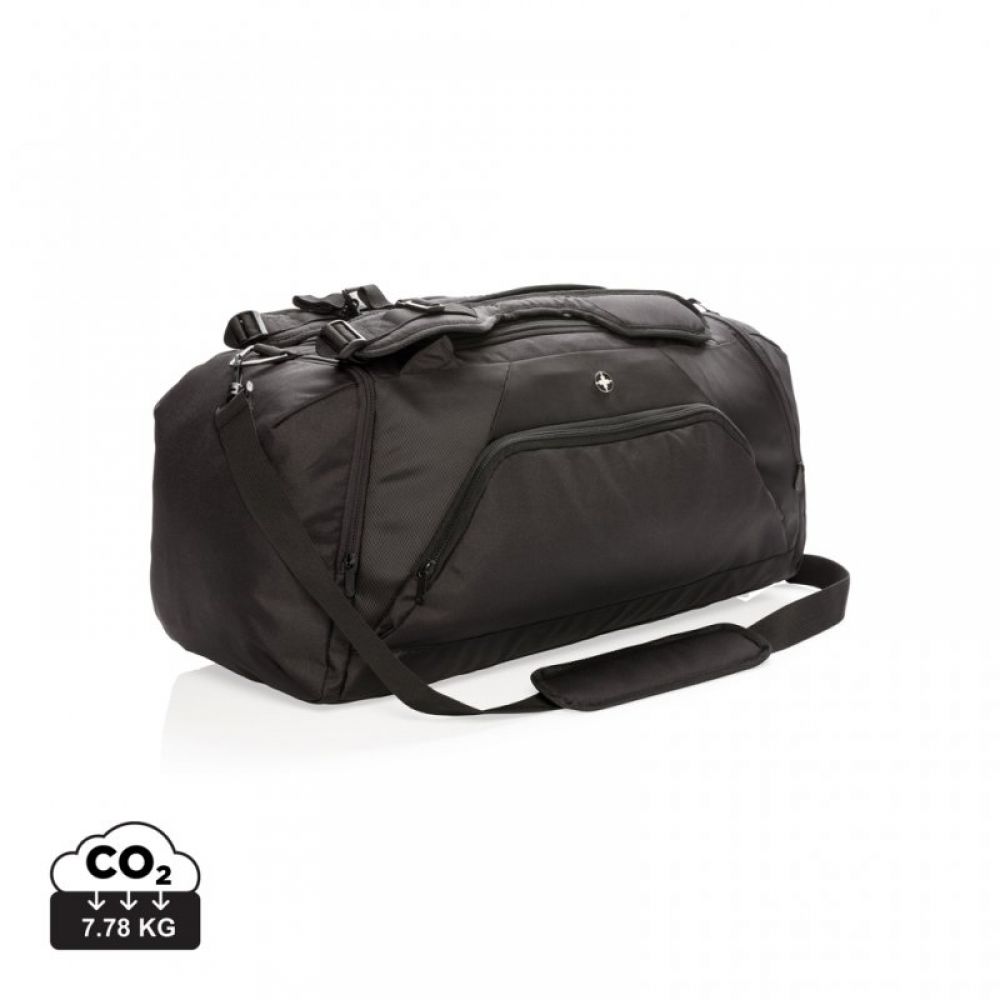 Swiss Peak RFID sports duffel & backpack