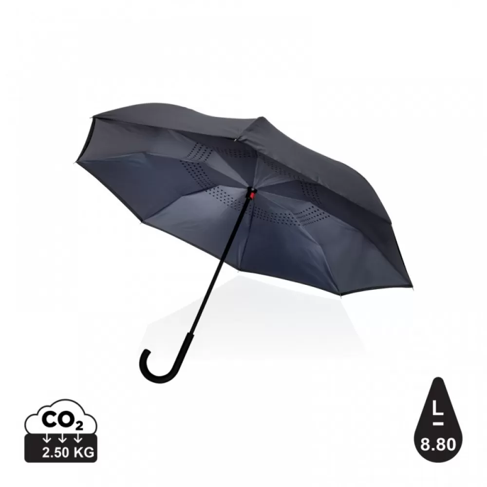 23" Impact AWARE™ RPET 190T reversible umbrella