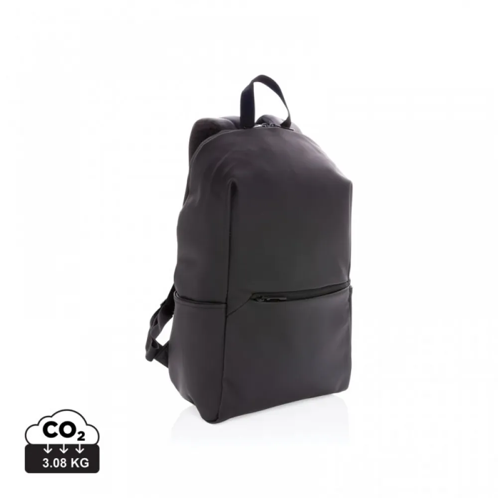 Smooth PU 15.6"laptop backpack