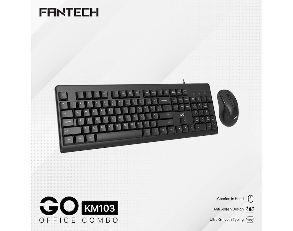 Combo mis i tastatura Fantech GO KM-103 crni