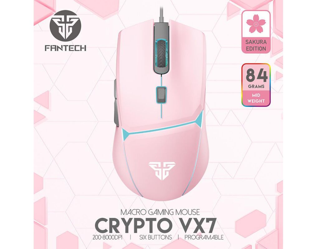 Mis Gaming Fantech VX7 Crypto Sakura