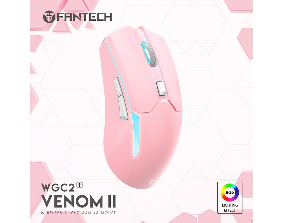Mis Wireless Gaming Fantech WGC2 Venom II Sakura
