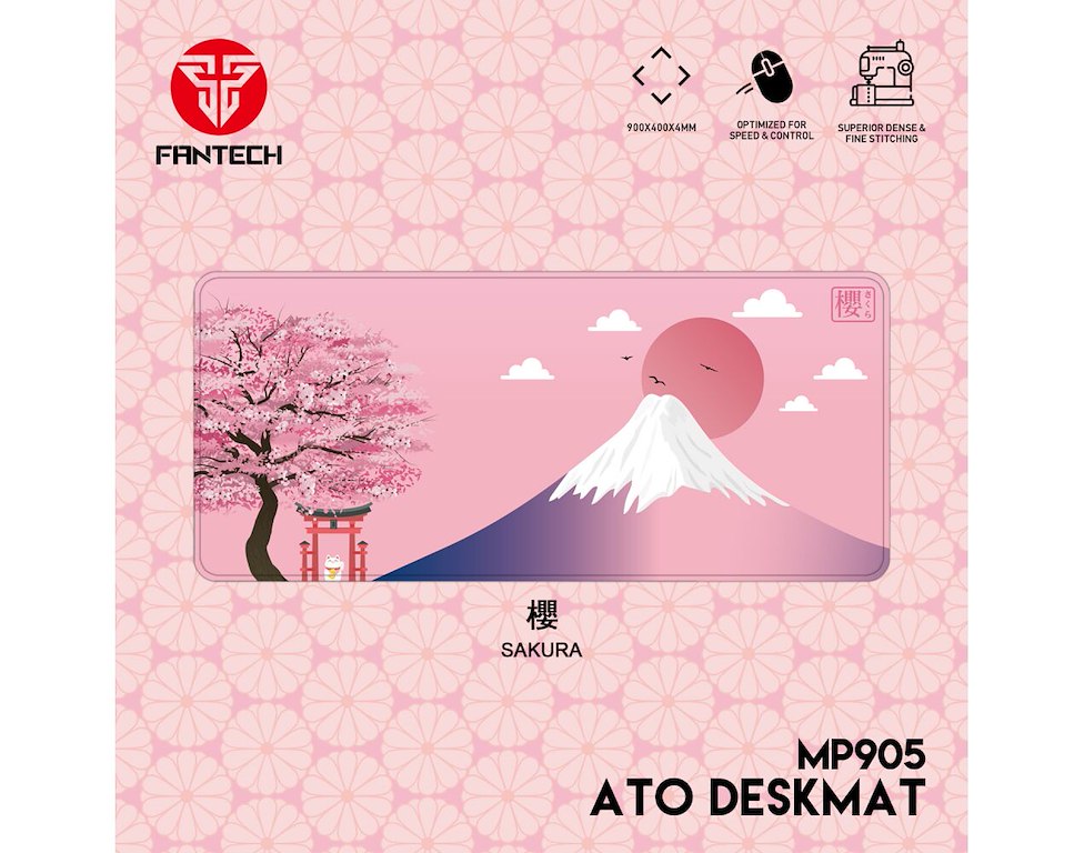 Podloga - mis Fantech MP905 Ato Deskmat Sakura