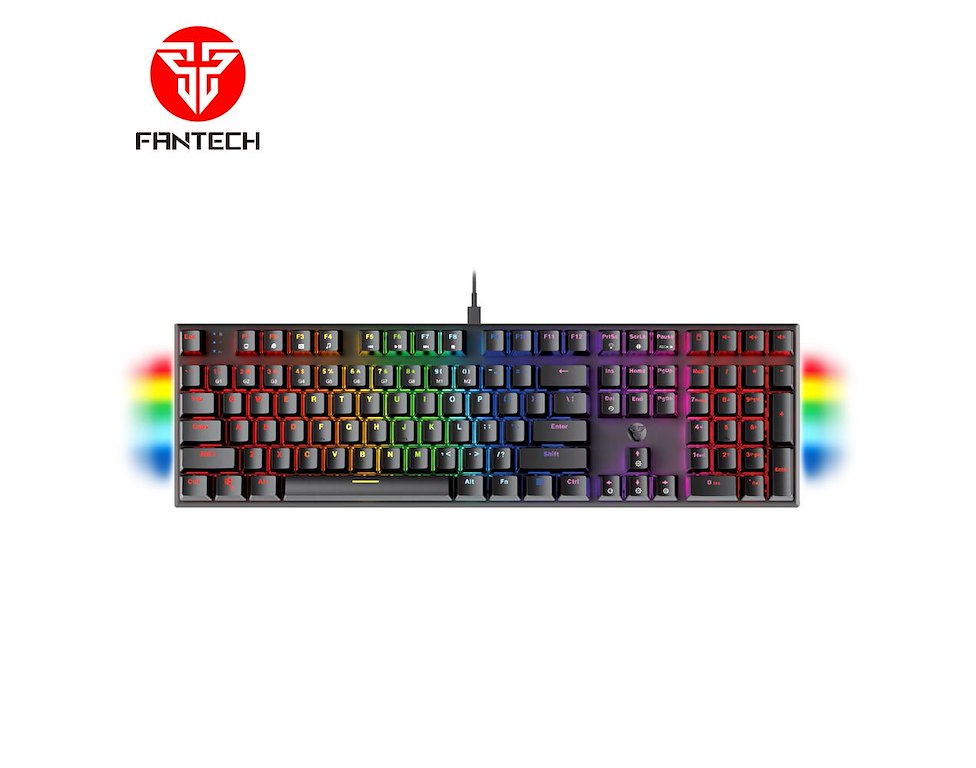 Tastatura Mehanicka Gaming Fantech MK855 RGB Maxfit 108 crna (Blue switch)