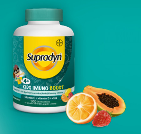 SUPRADYN KIDS IMUNO BOOST 100 TABLETA