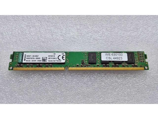 8Gb DDR3 Kingston 1600MHz Low Profile